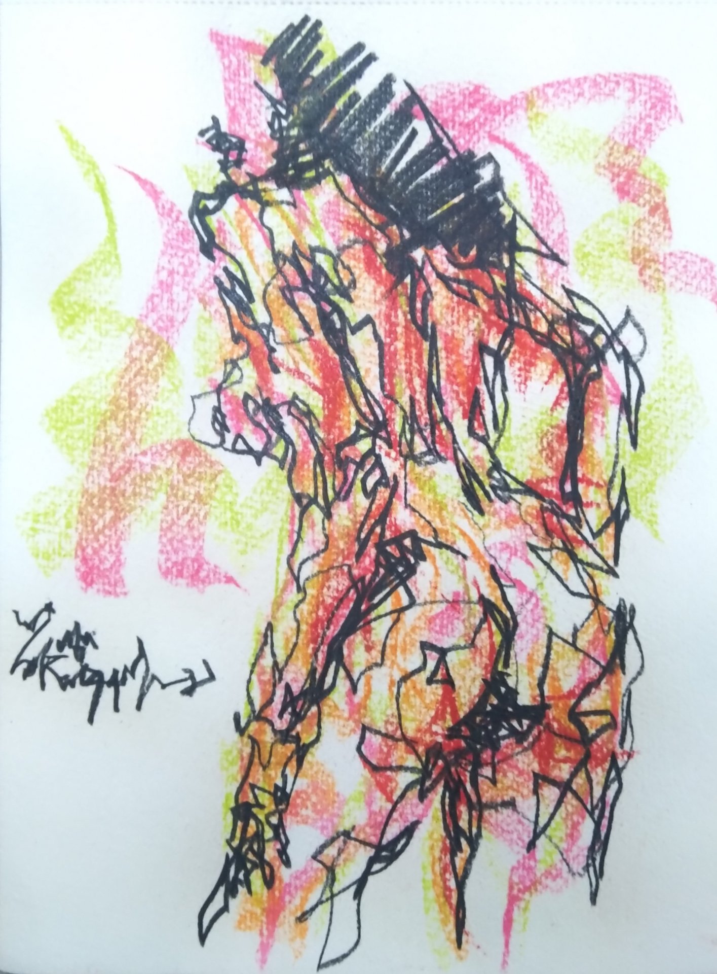 Nothing broken Painting by Yakubu Kareem - Jose Art Gallery