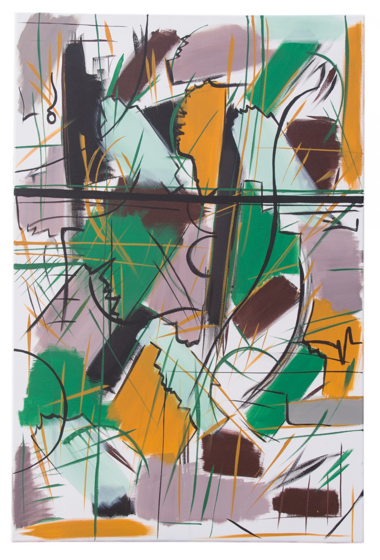 Disjointed Echoes Painting by Hripsime Asatryan