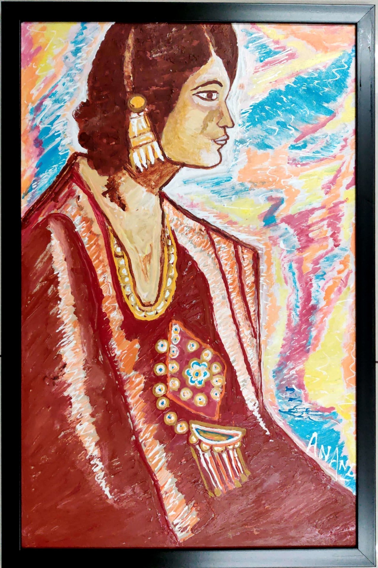 LIFE STUDY-1 Painting by ANAND MANCHIRAJU - Jose Art Gallery