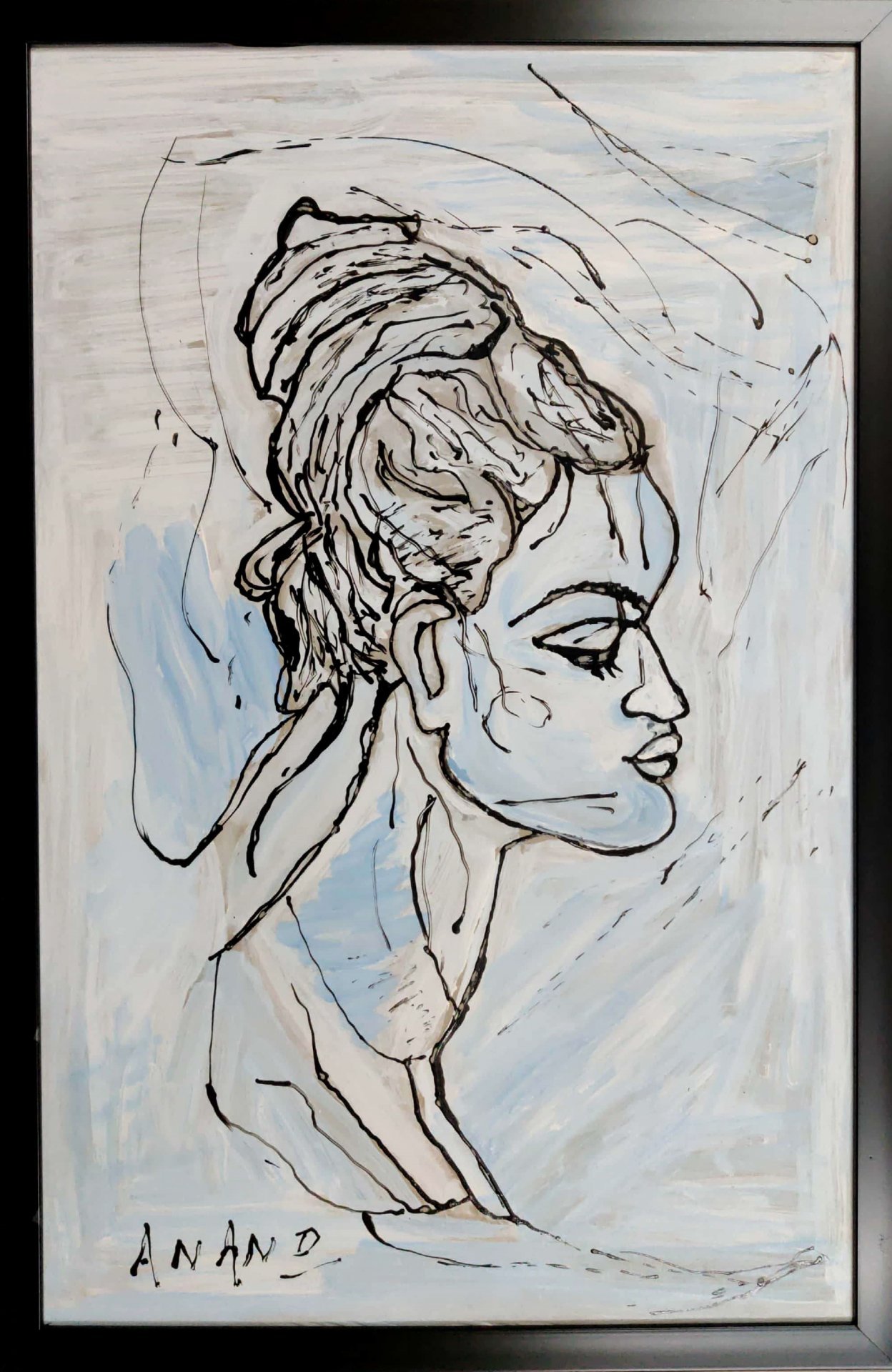LIFE STUDY-3 Painting by ANAND MANCHIRAJU - Jose Art Gallery