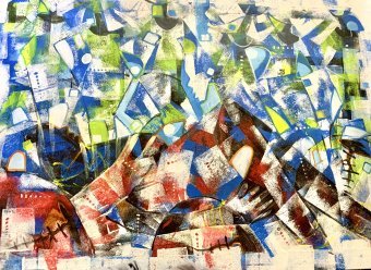 Visualizing Painting by Henry Appiah - Jose Art Gallery