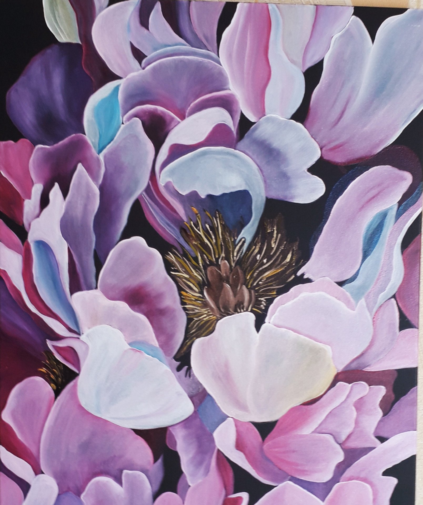 Peonies Painting by Svitlana Smolych - Jose Art Gallery