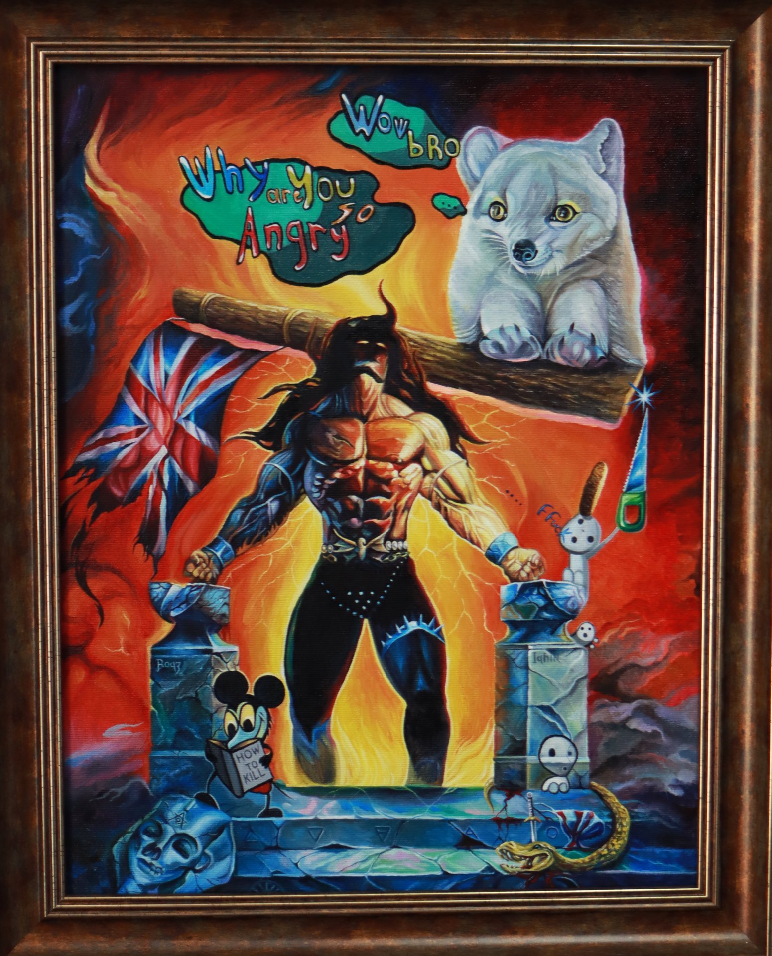 Manowar Painting by Ingitattoo - Jose Art Gallery