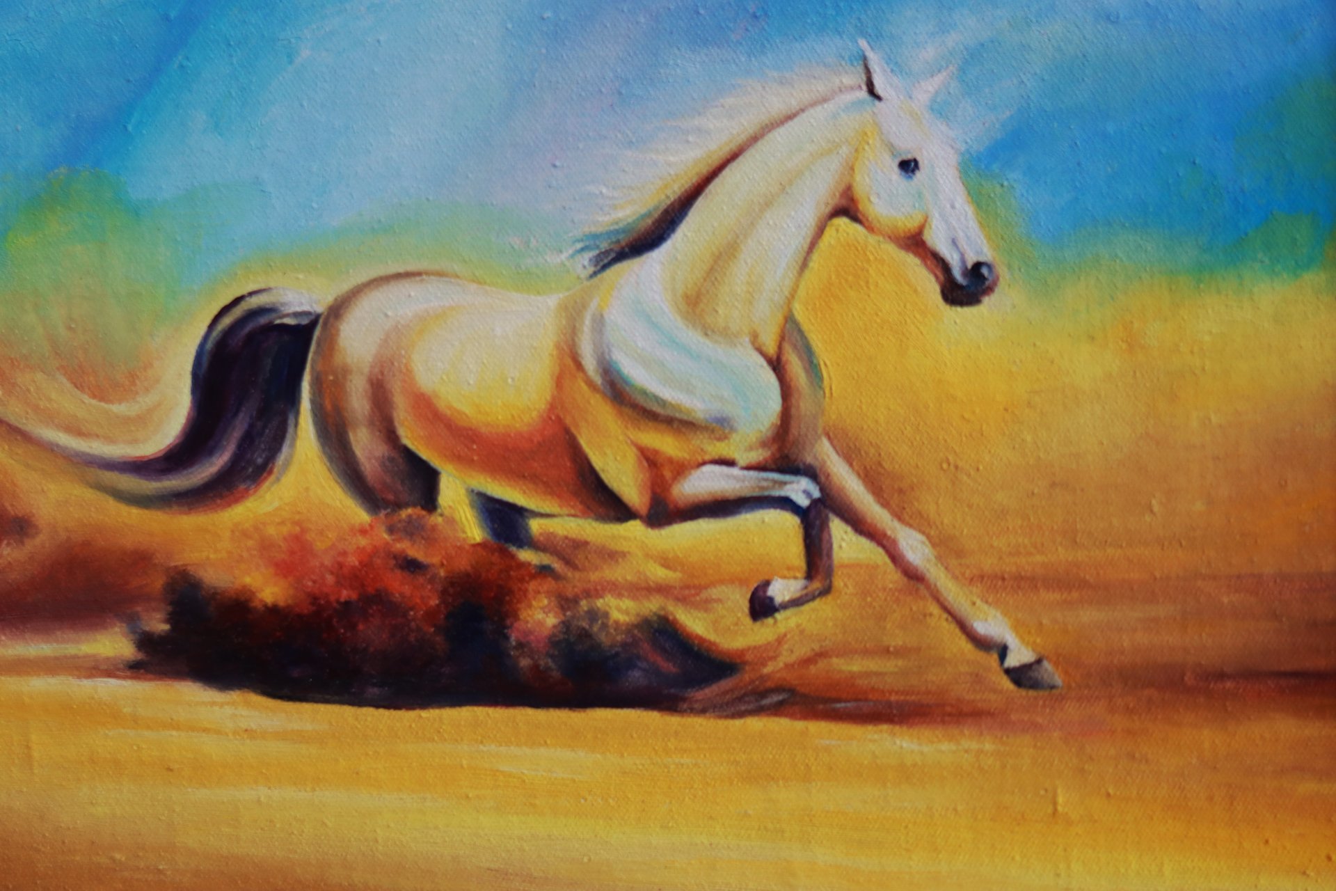 Arabskiy Kon. Iskusstvo Realizma Painting by Ingitattoo