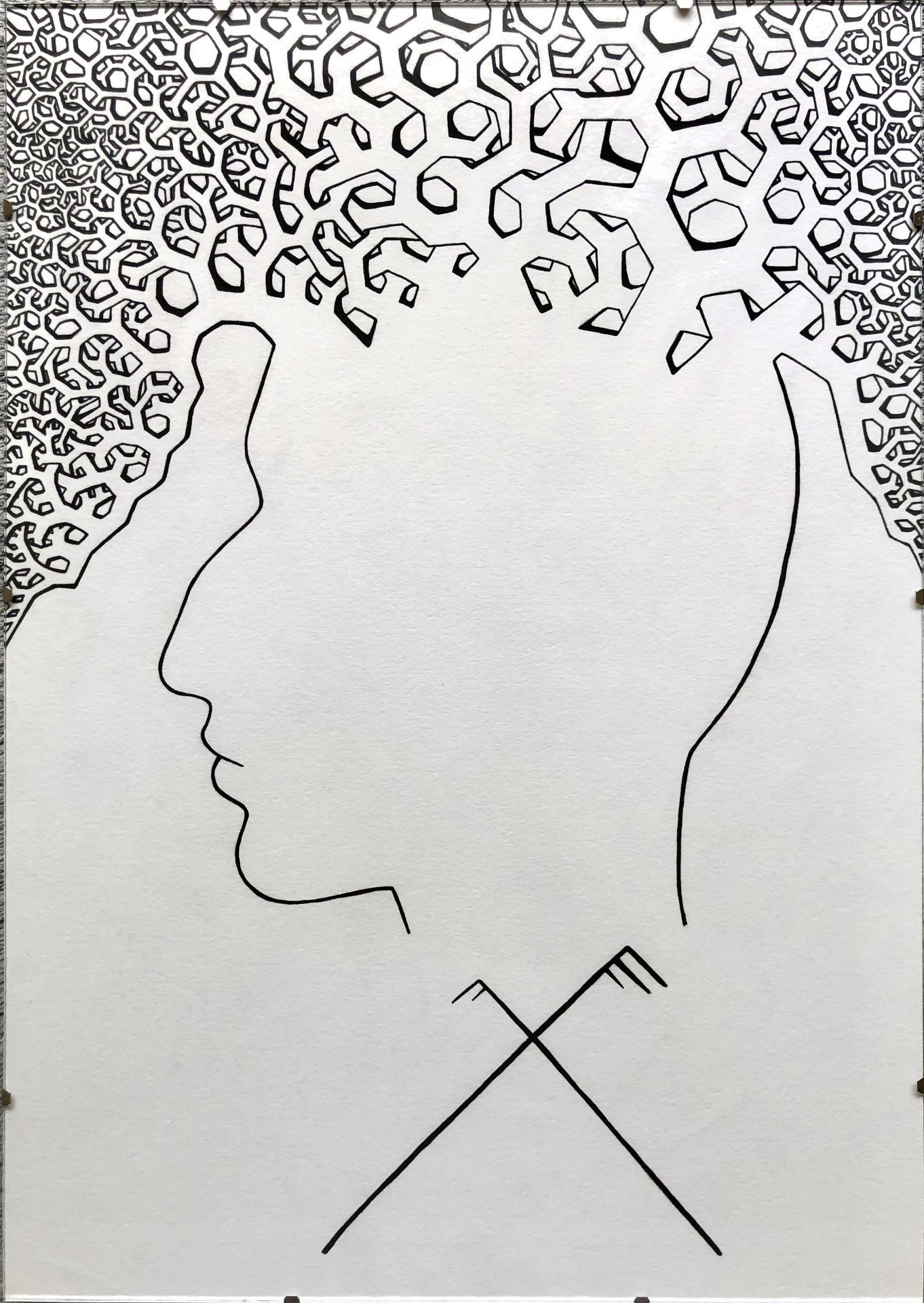 Mycelium. Drawing - Iride - Jose Art Gallery