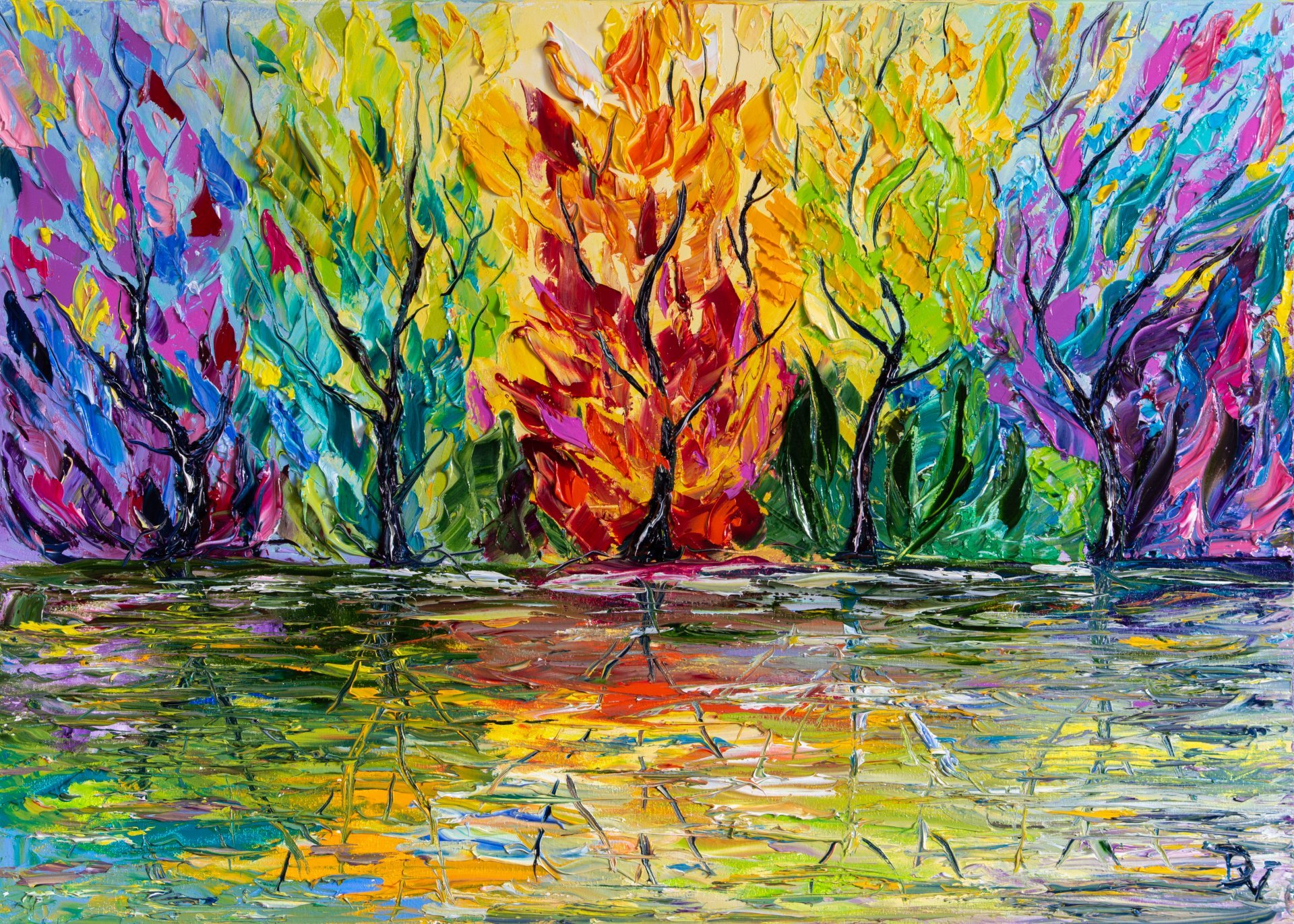 Fall is coming Painting by Vladyslav Durniev