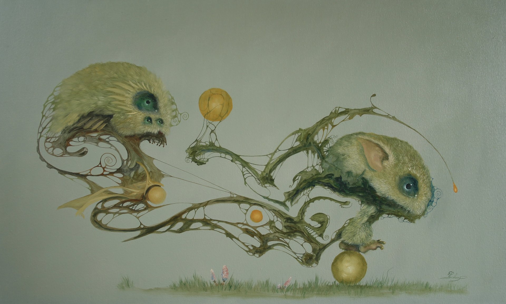 Riksha Dreamscape Painting by Ed Schaap - Jose Art Gallery