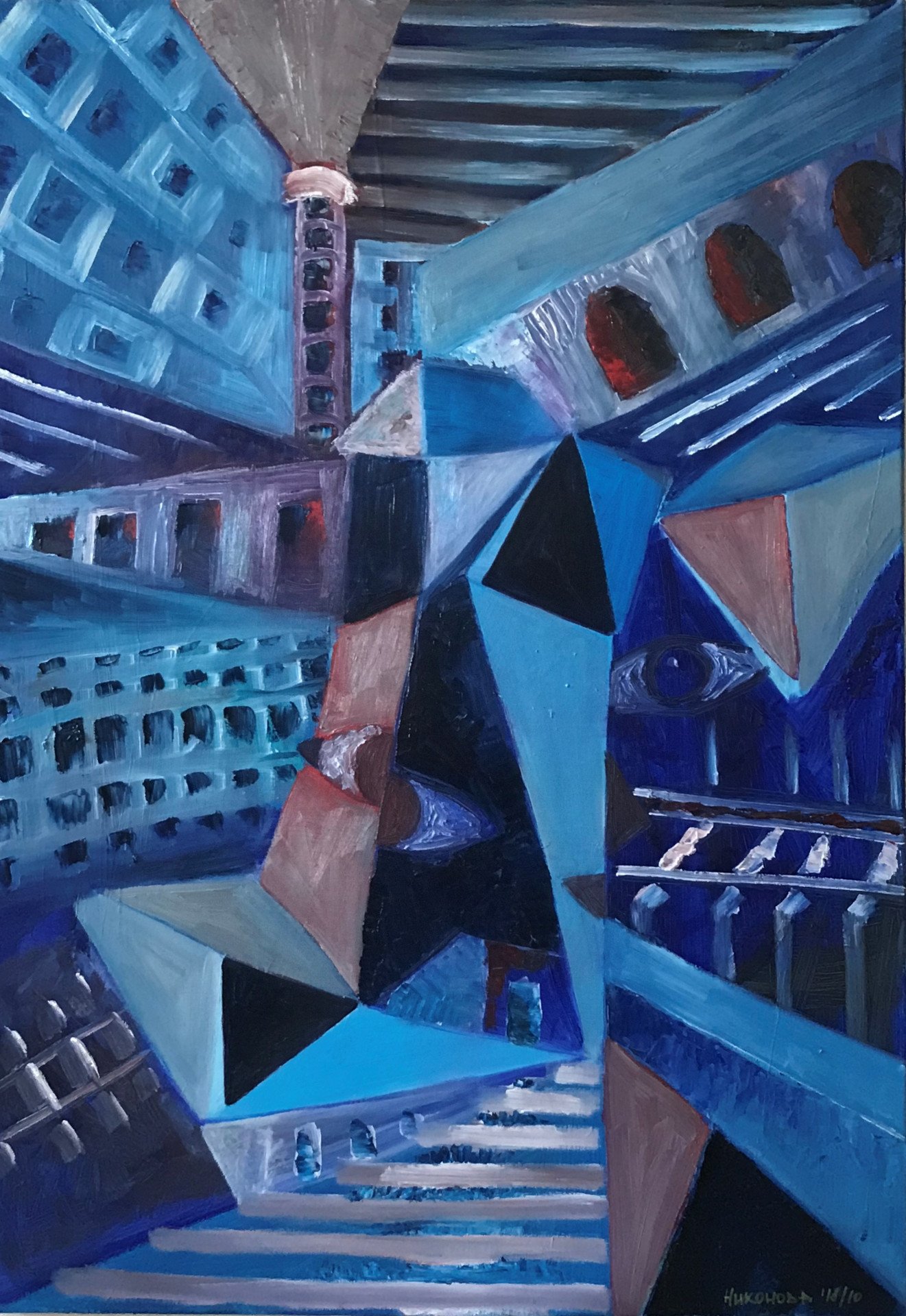 City Painting by Marina Nikonova - Jose Art Gallery