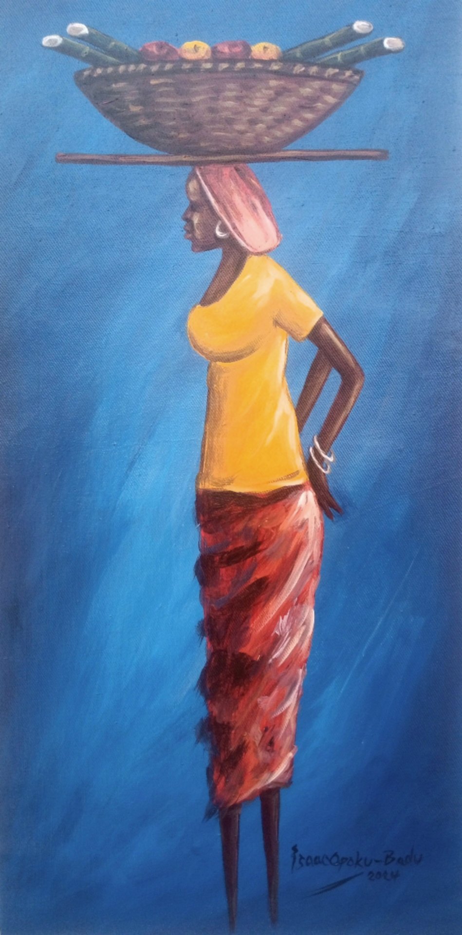 Spirit of Resilience Painting by Isaac Opoku Badu