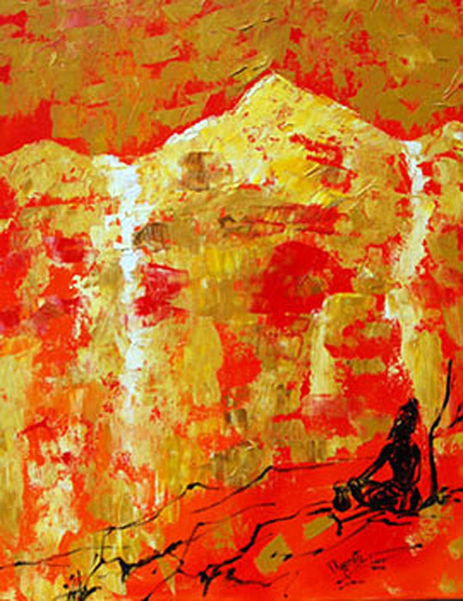 COLOUR OF CALM Painting by RAGUNATH VENKATRAMAN