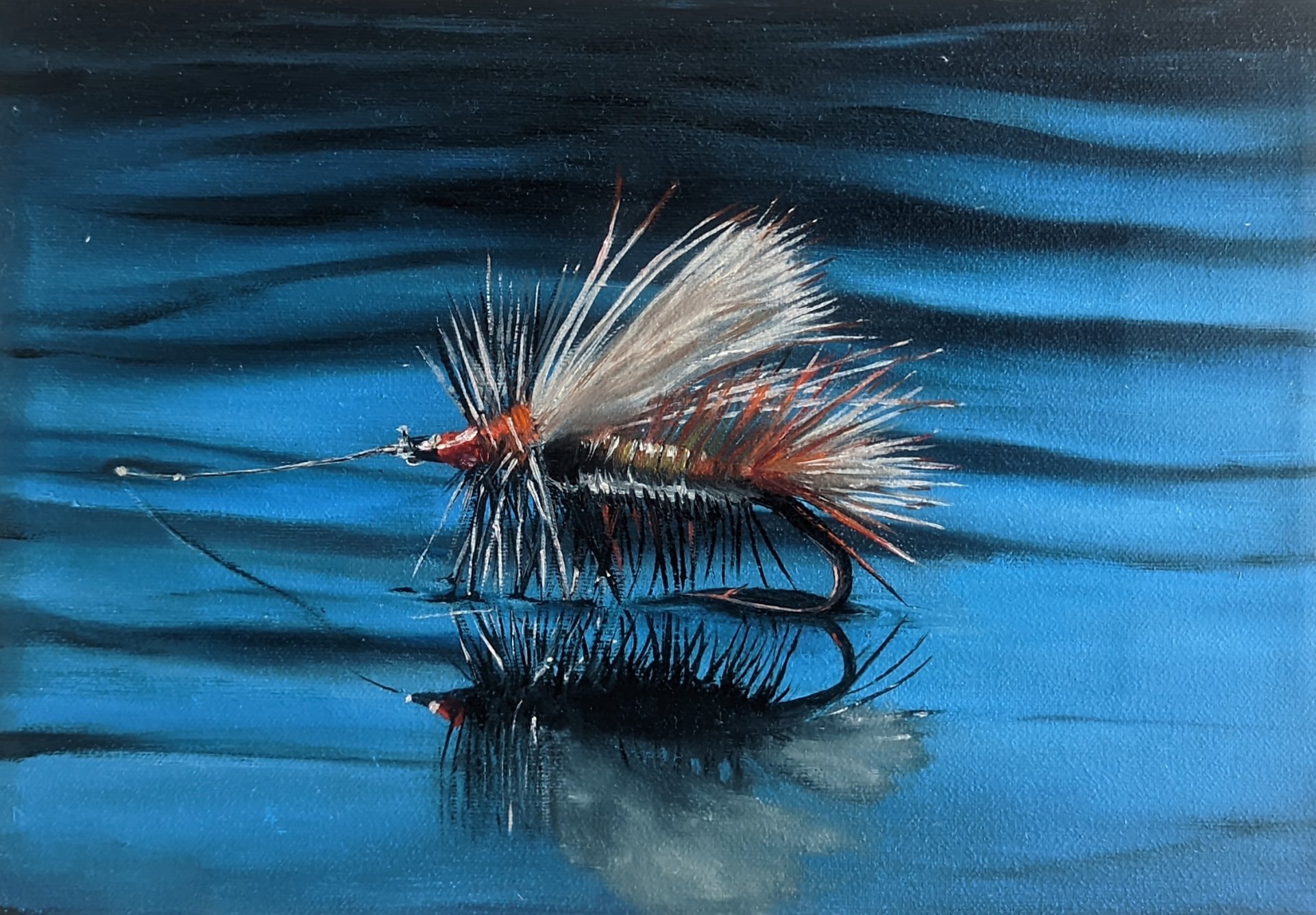 Stimulator fishing fly Painting by ArKo - Jose Art Gallery