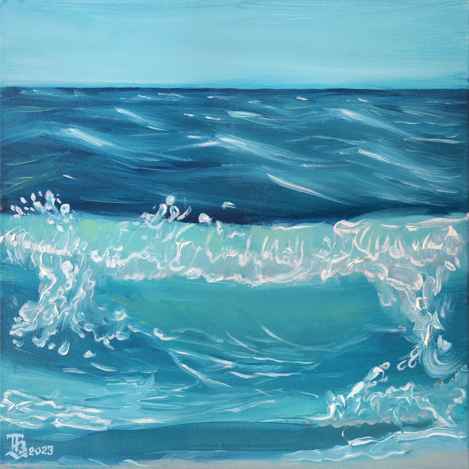 Sea: Vibrant Oceanic Expressions Painting by Tetiana Bogdanova