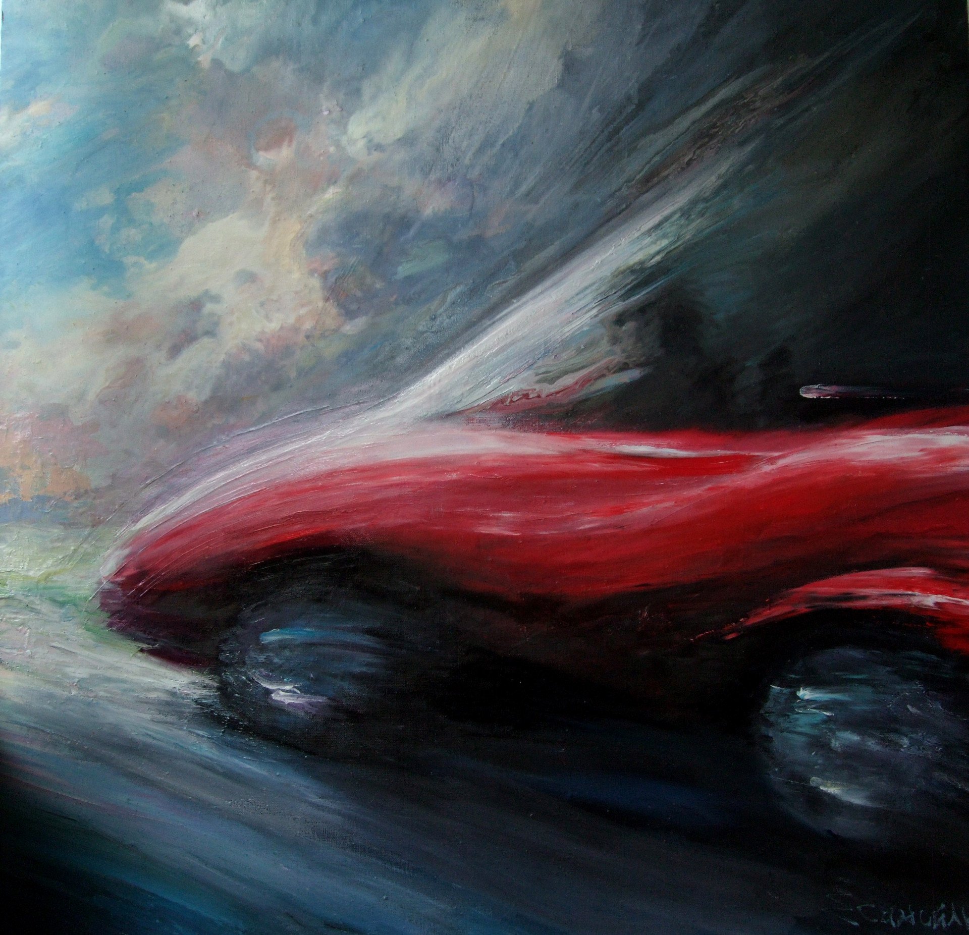 In a bright future Painting by Olena Samoilyk