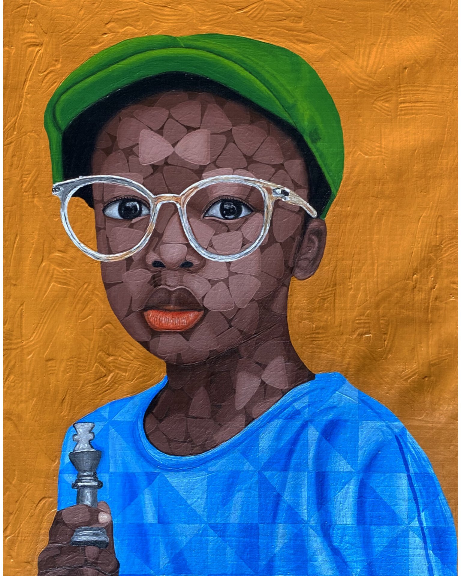 To whom? Drawing - Oyeleye Feranmi - Jose Art Gallery