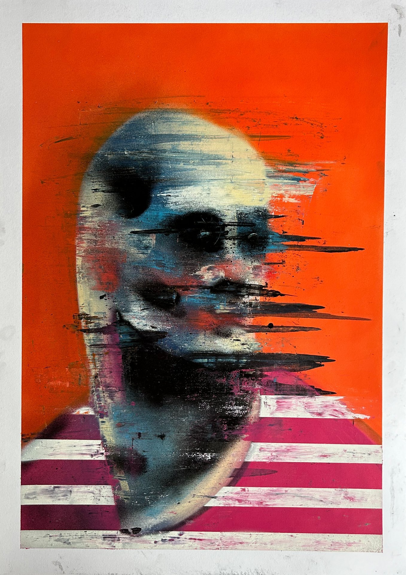 Bannister Slider Painting by Lee Ellis - Jose Art Gallery