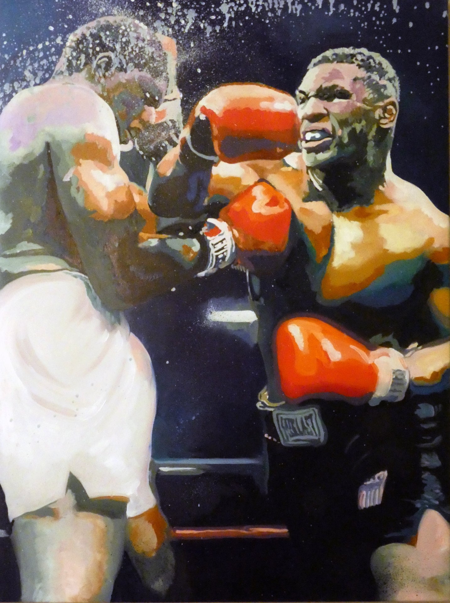 Fight club 2 Painting by Andrea Colturi - Jose Art Gallery
