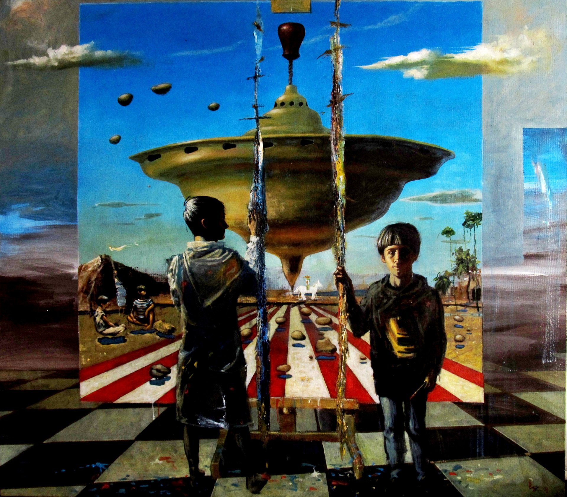 SURREALISTS Painting by Serhiy Roy - Jose Art Gallery