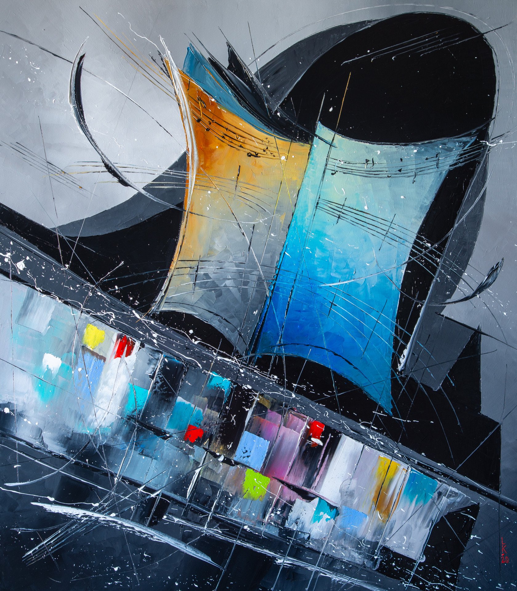 Abstract Sad Paintings