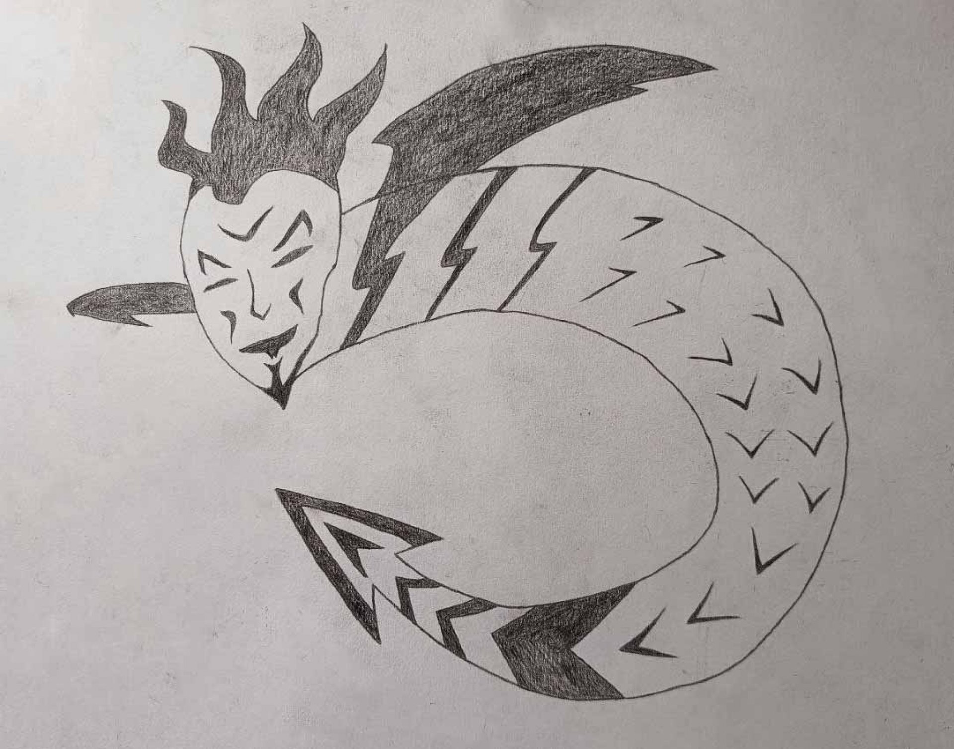 Ouroboros Drawing - Sergey Fomin - Jose Art Gallery