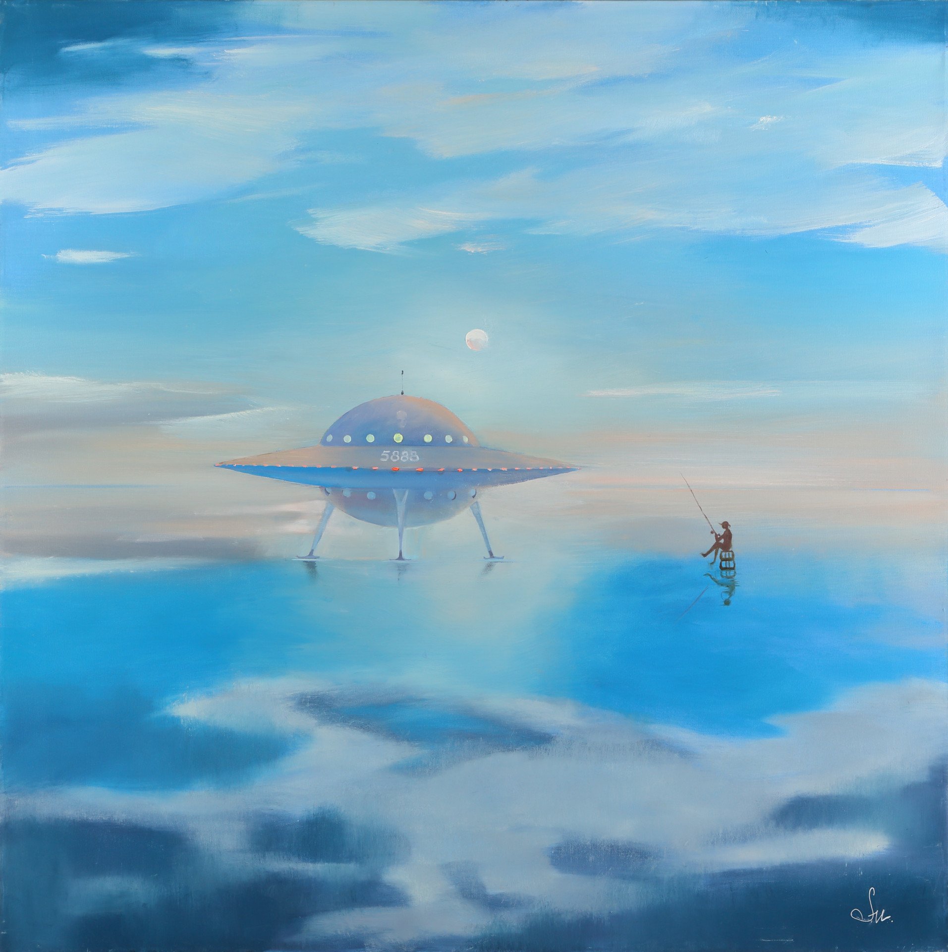 Time to go home Painting by Maria Abramovich