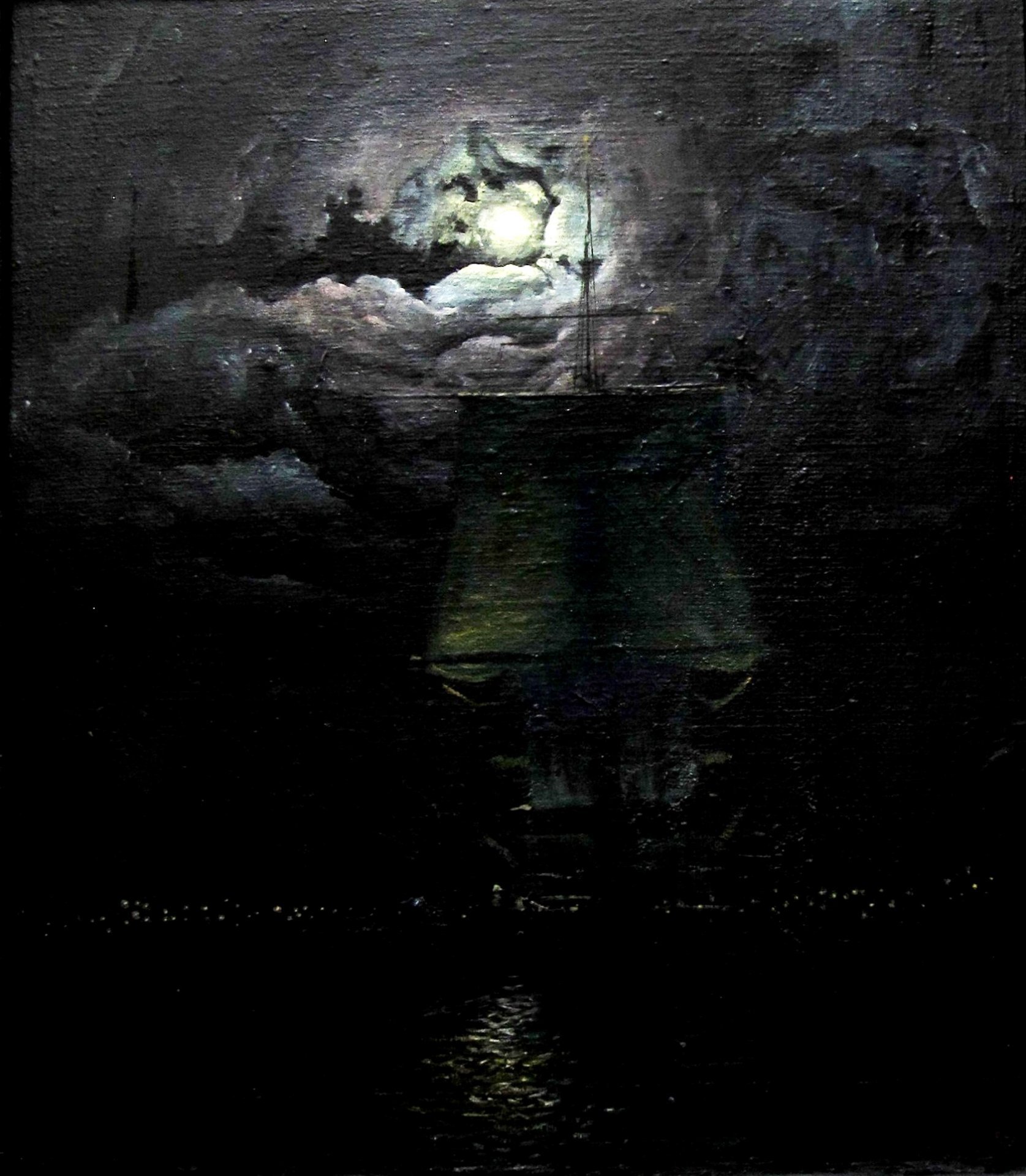 GHOST SHIP Painting by Serhiy Roy - Jose Art Gallery