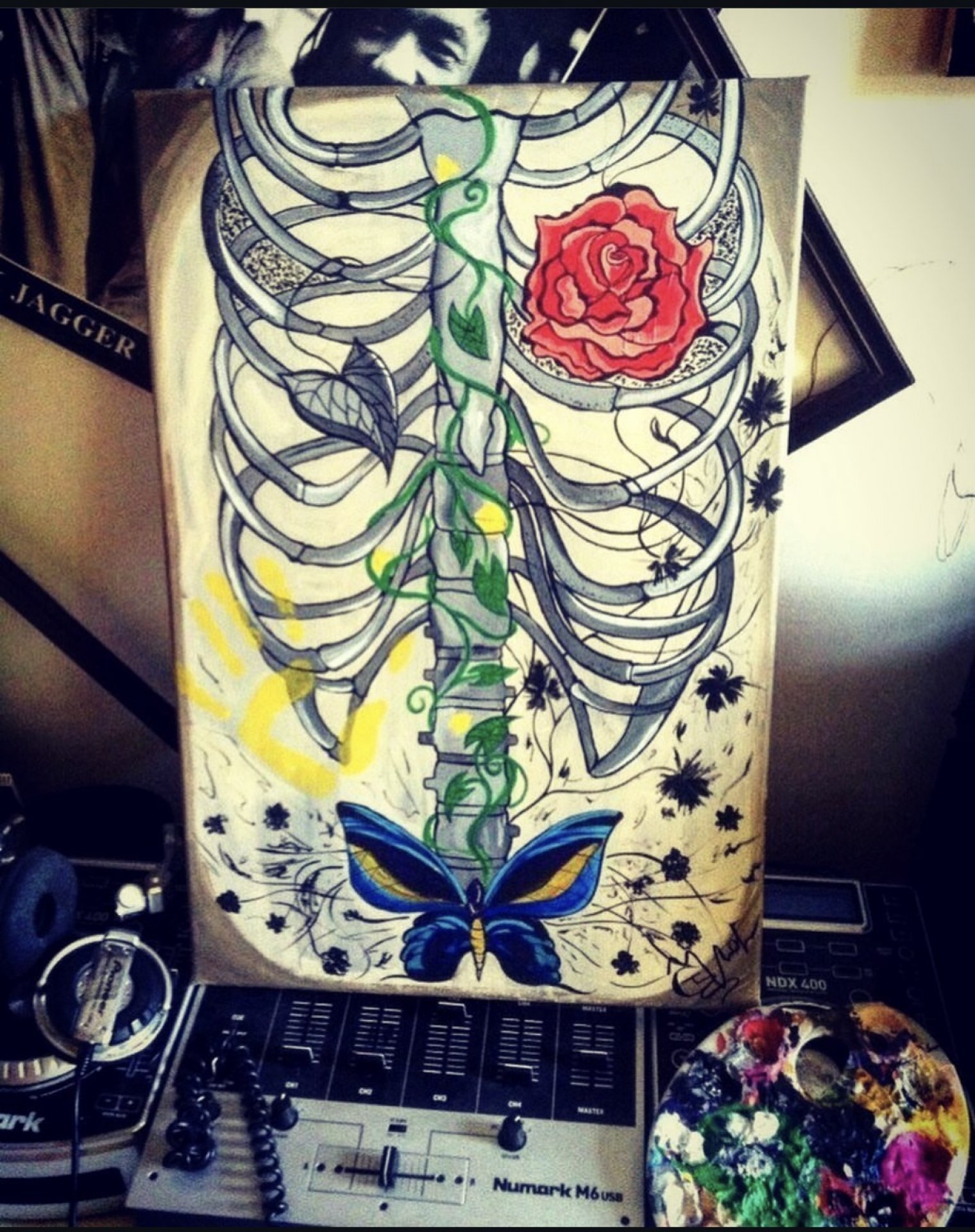 Under the ribs Painting by Tara Sadykova - Jose Art Gallery