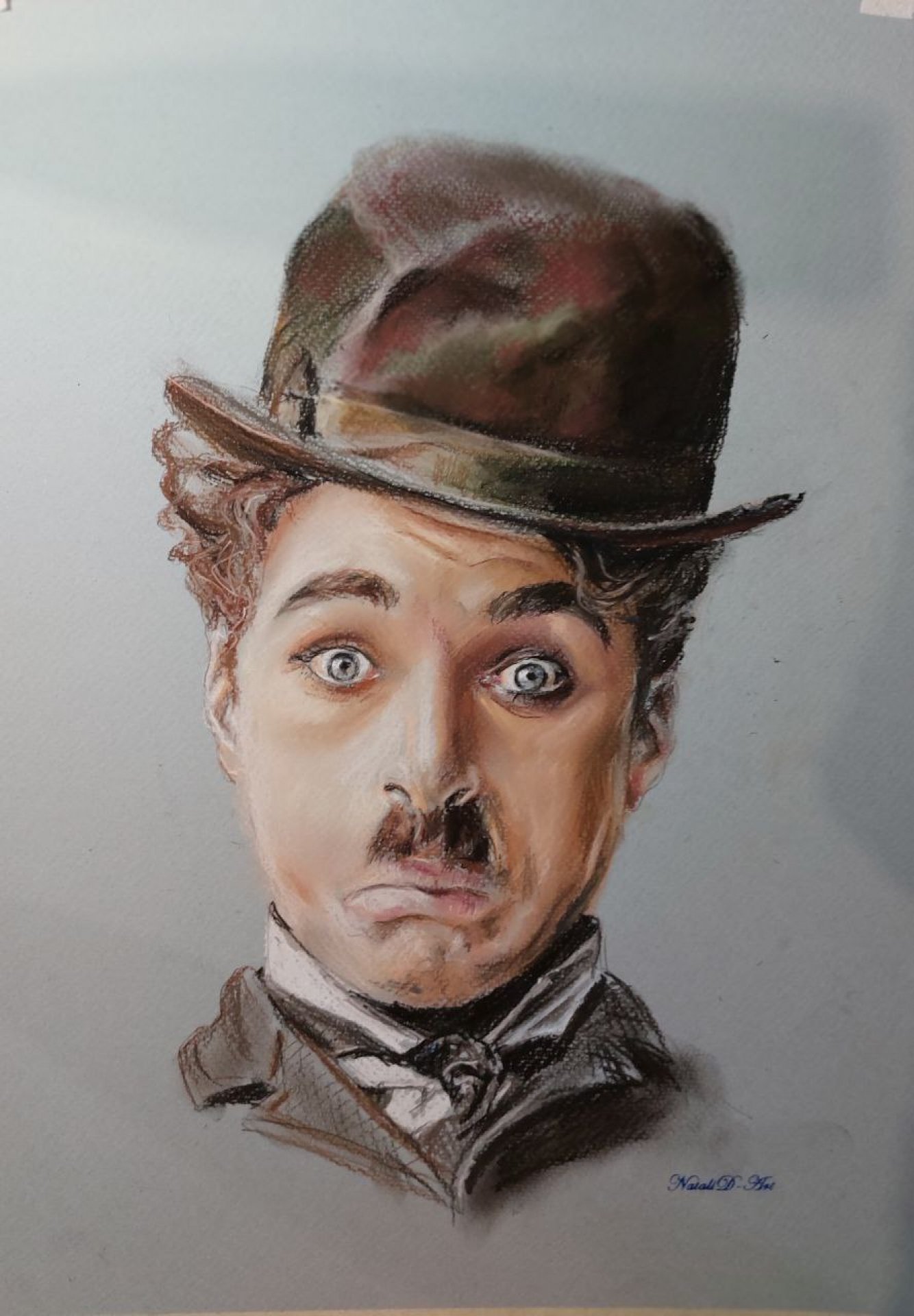Chaplin in Pastel: The Eternity of the Great Silent Drawing - Natali Diduh