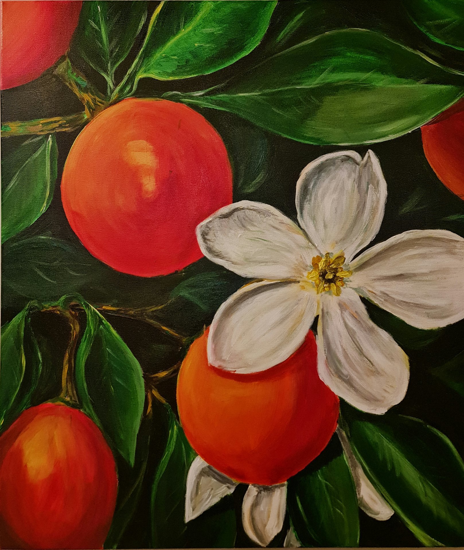 Orange mood Painting by Jevgen Mindrya - Jose Art Gallery