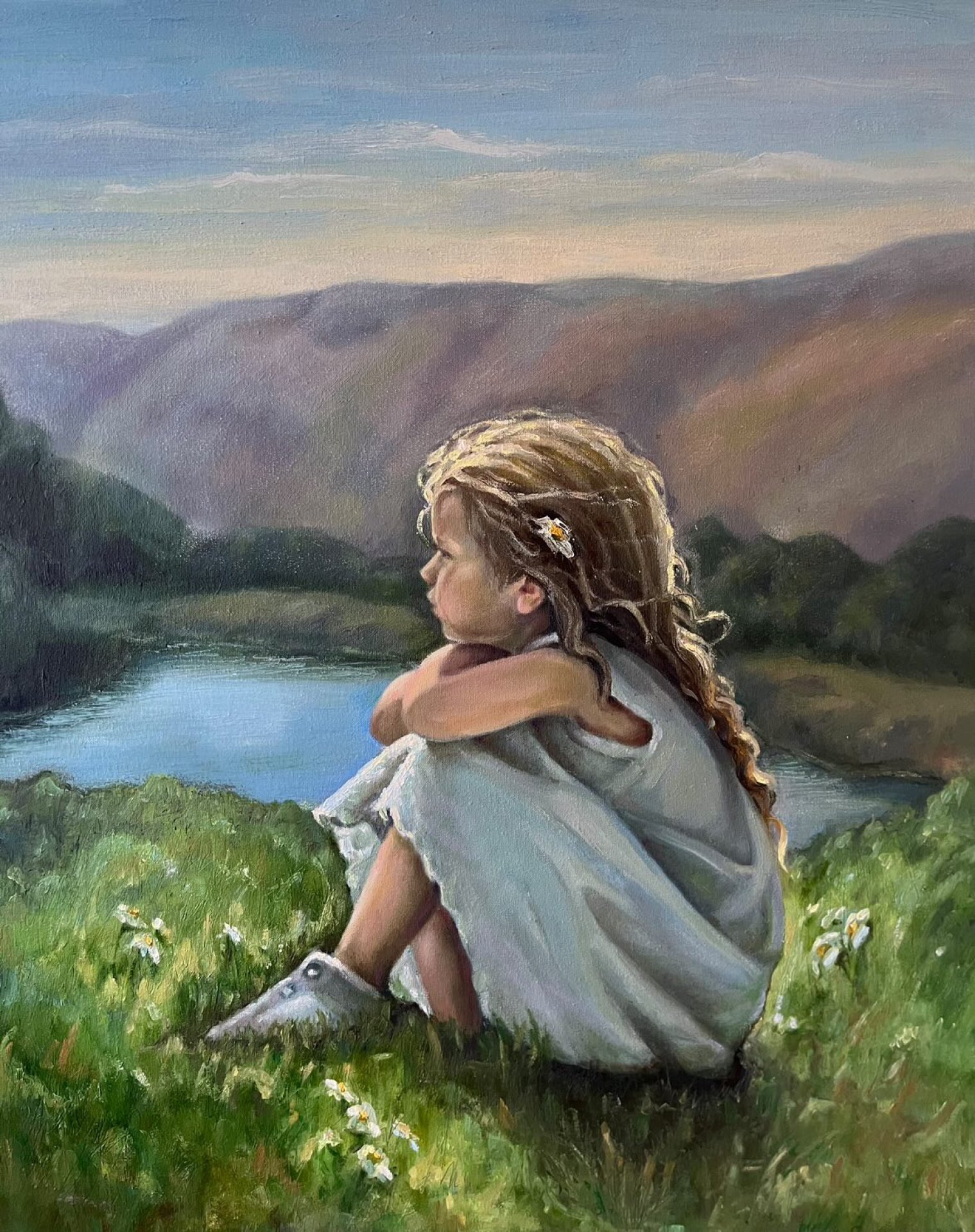 Vdali Ot Suety Painting by Irina Gartenko - Jose Art Gallery
