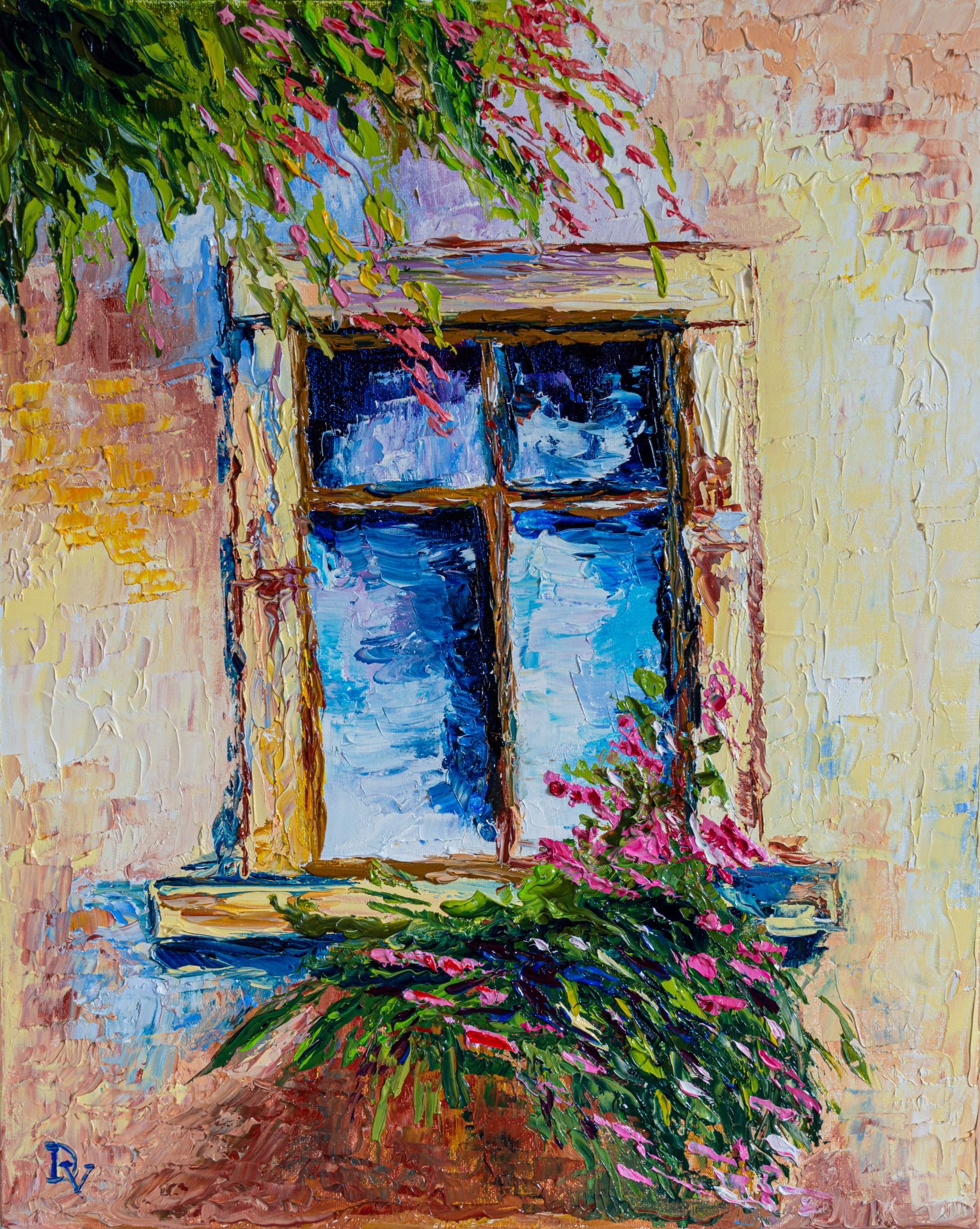 Window Painting by Vladyslav Durniev - Jose Art Gallery