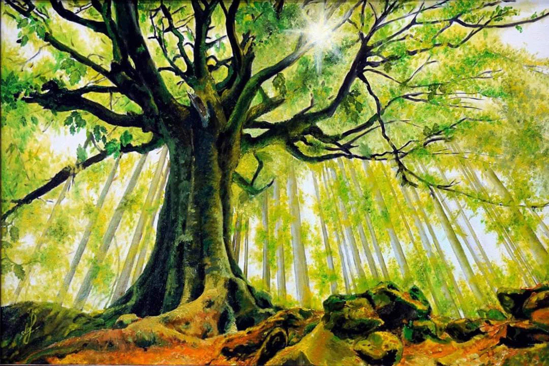 Tree of Life. Painting by Liliia Doroshenko