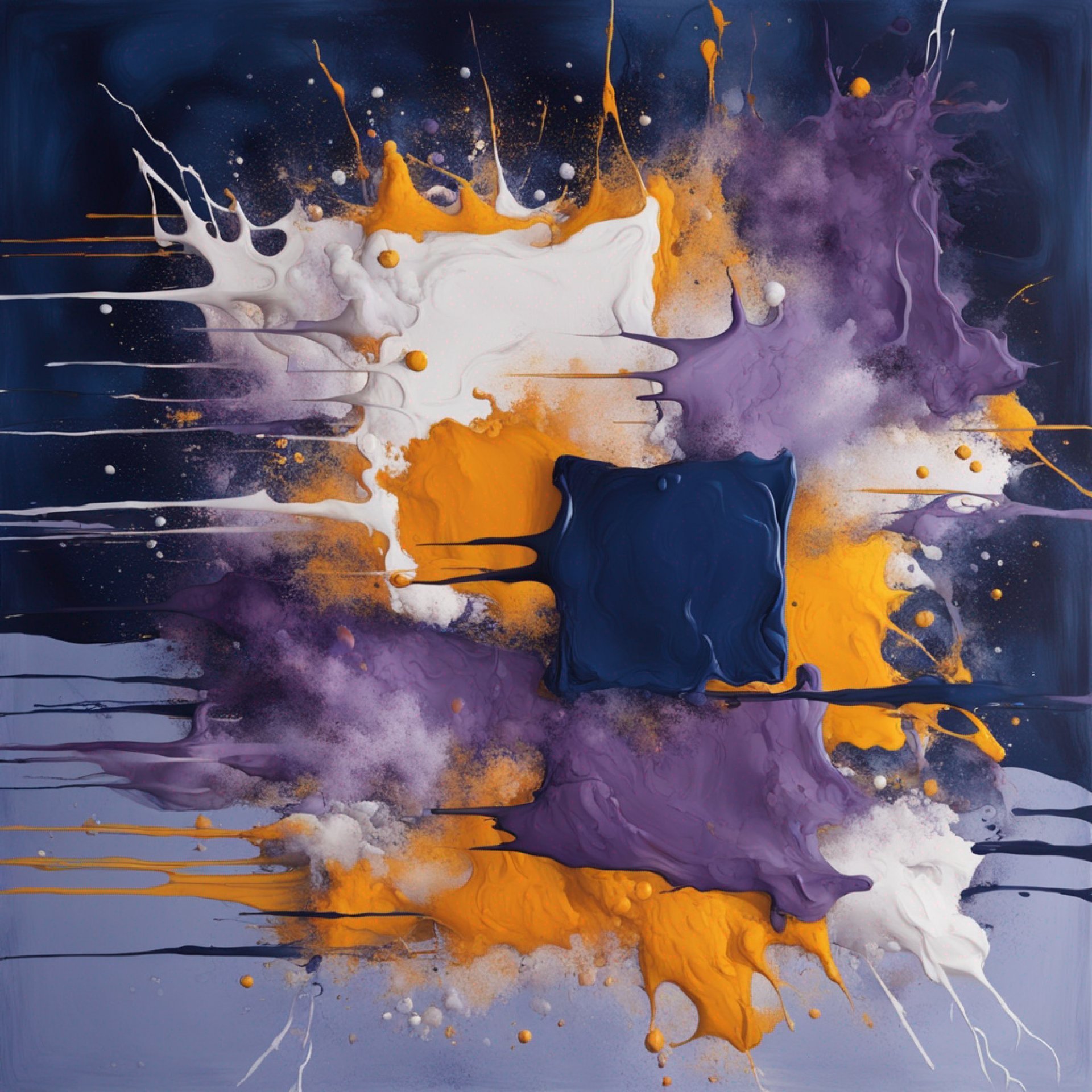 Particle acceleration Painting by Selena Sashina