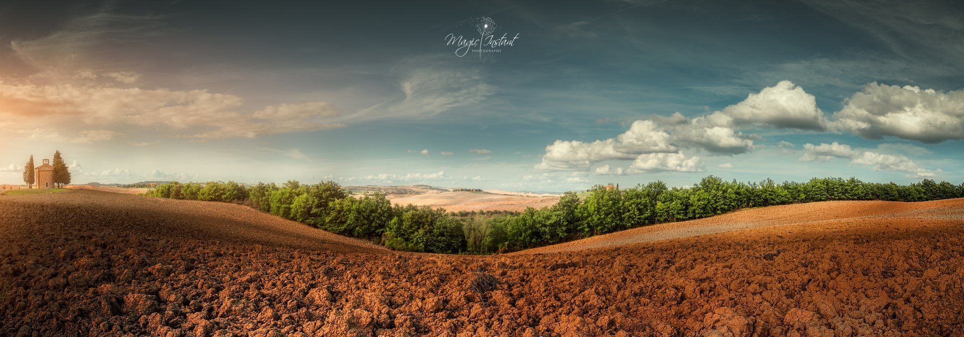 Vitaleta Chapel Tuscany Painting by francesco depierro