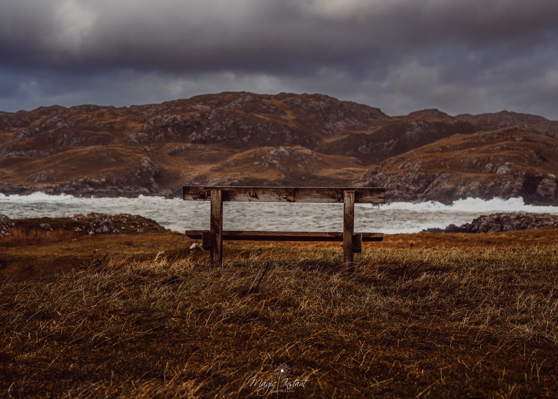 Highlands Serenity: A Scottish Landscape Painting by francesco depierro