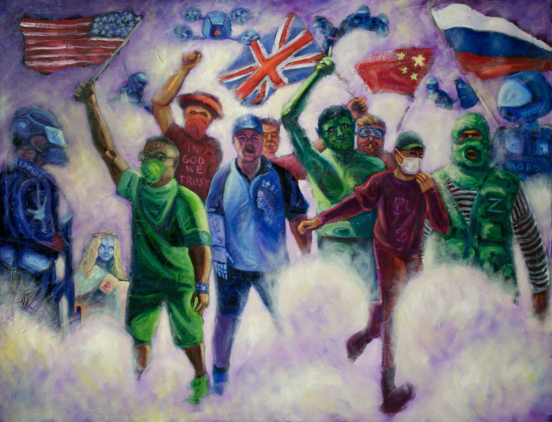 Synthetic Revolution Painting by Boris Subotic