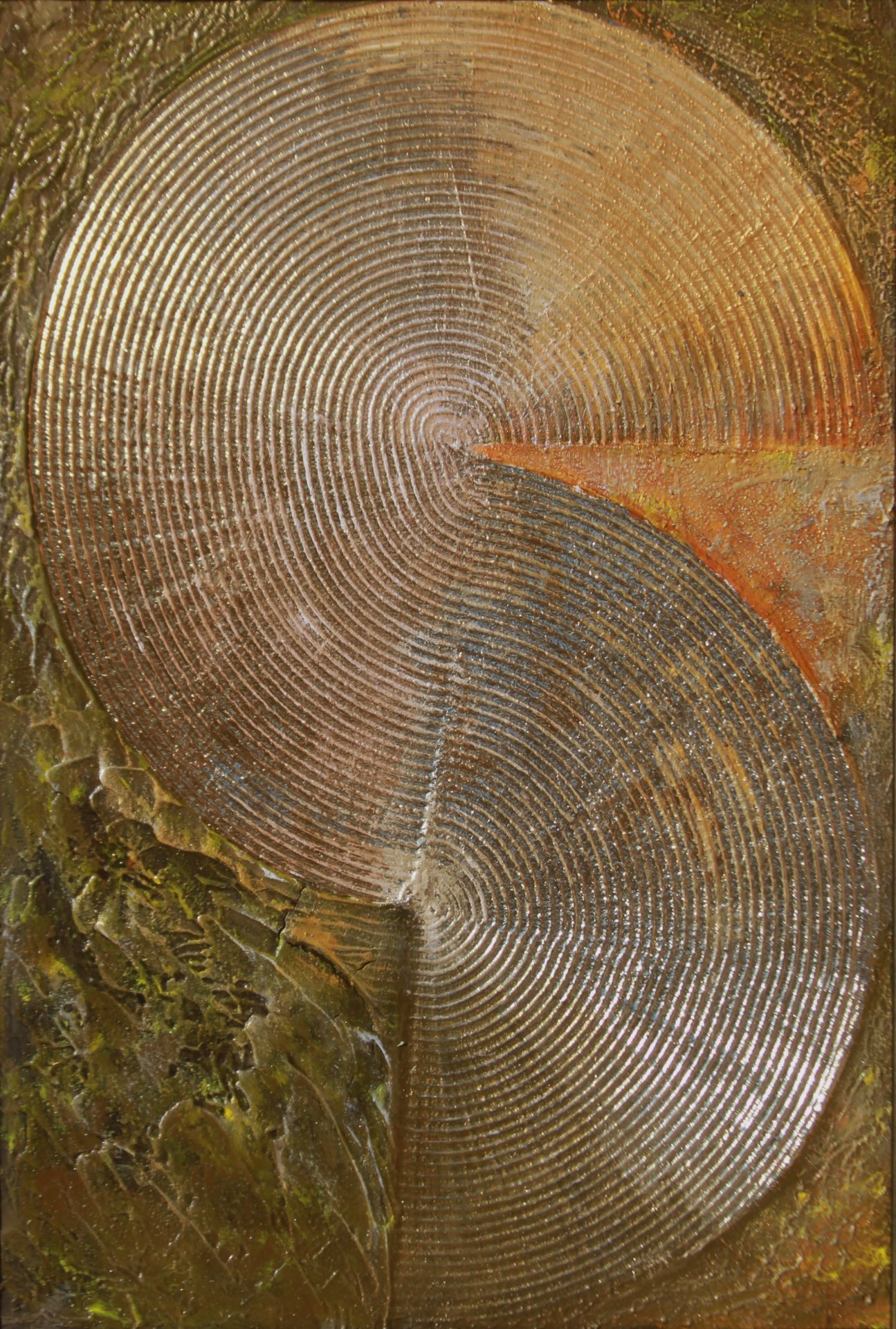 Circles of Infinity Painting by Oksana Potemkina