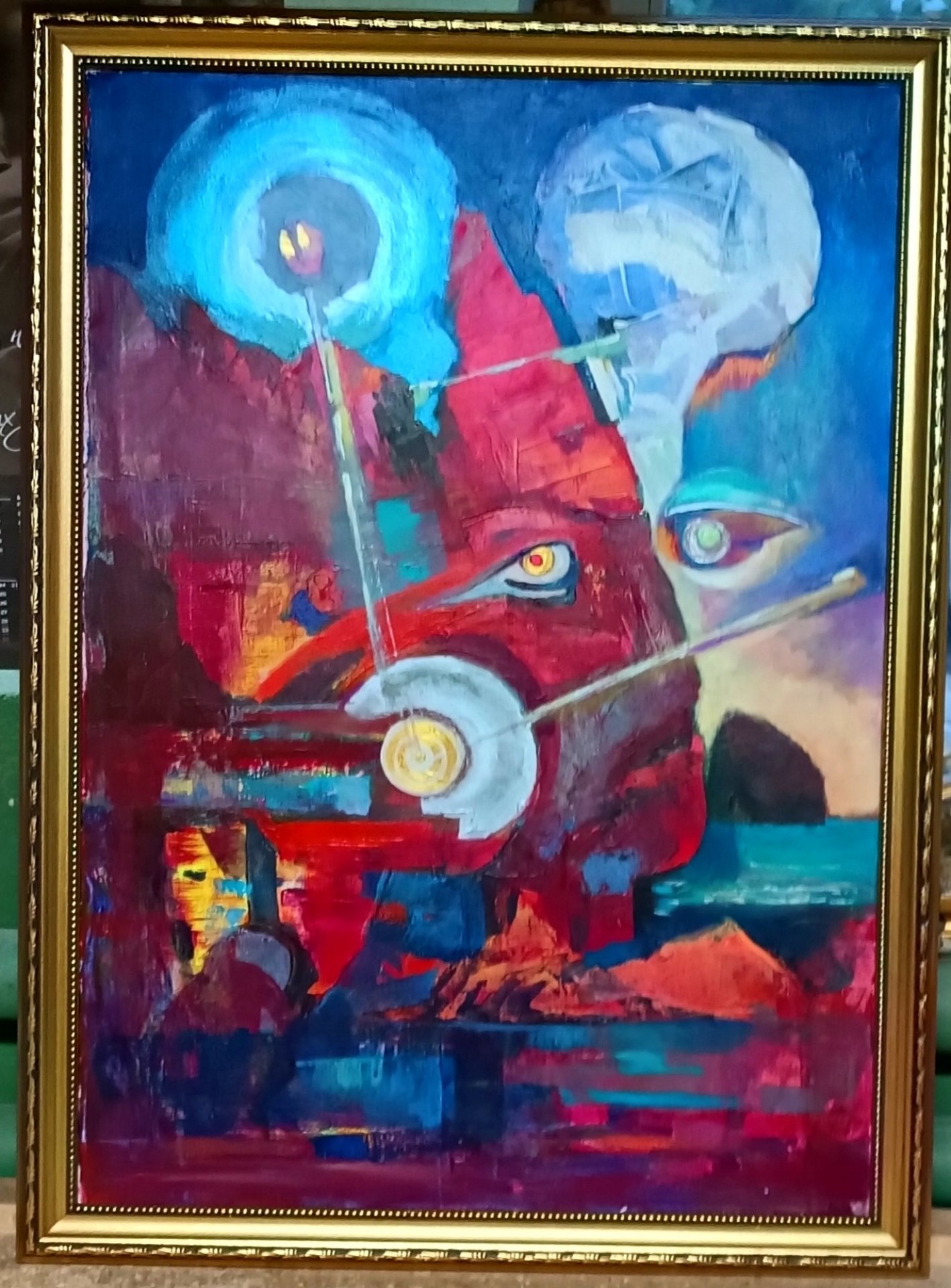 Transfer of Knowledge Painting by Aleksander Aleksandrovskii