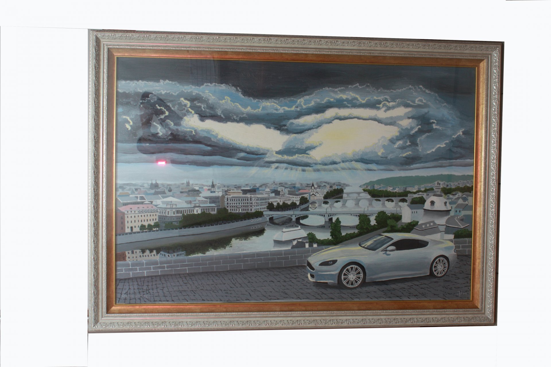 Crepuscular rays Painting by Vlad Kravchenko