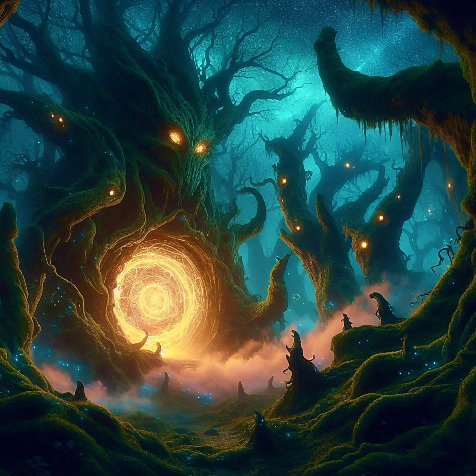 Magic Portal Fantasy Light Digital Art - Dilllip Creator