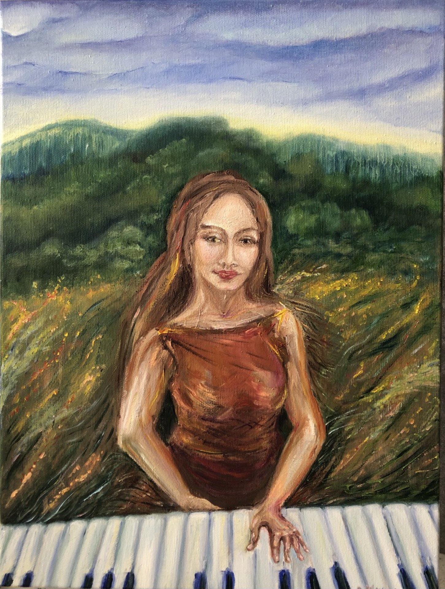 Song of Lineage: Harmony in Nature Drawing - Oksana Shkvarok