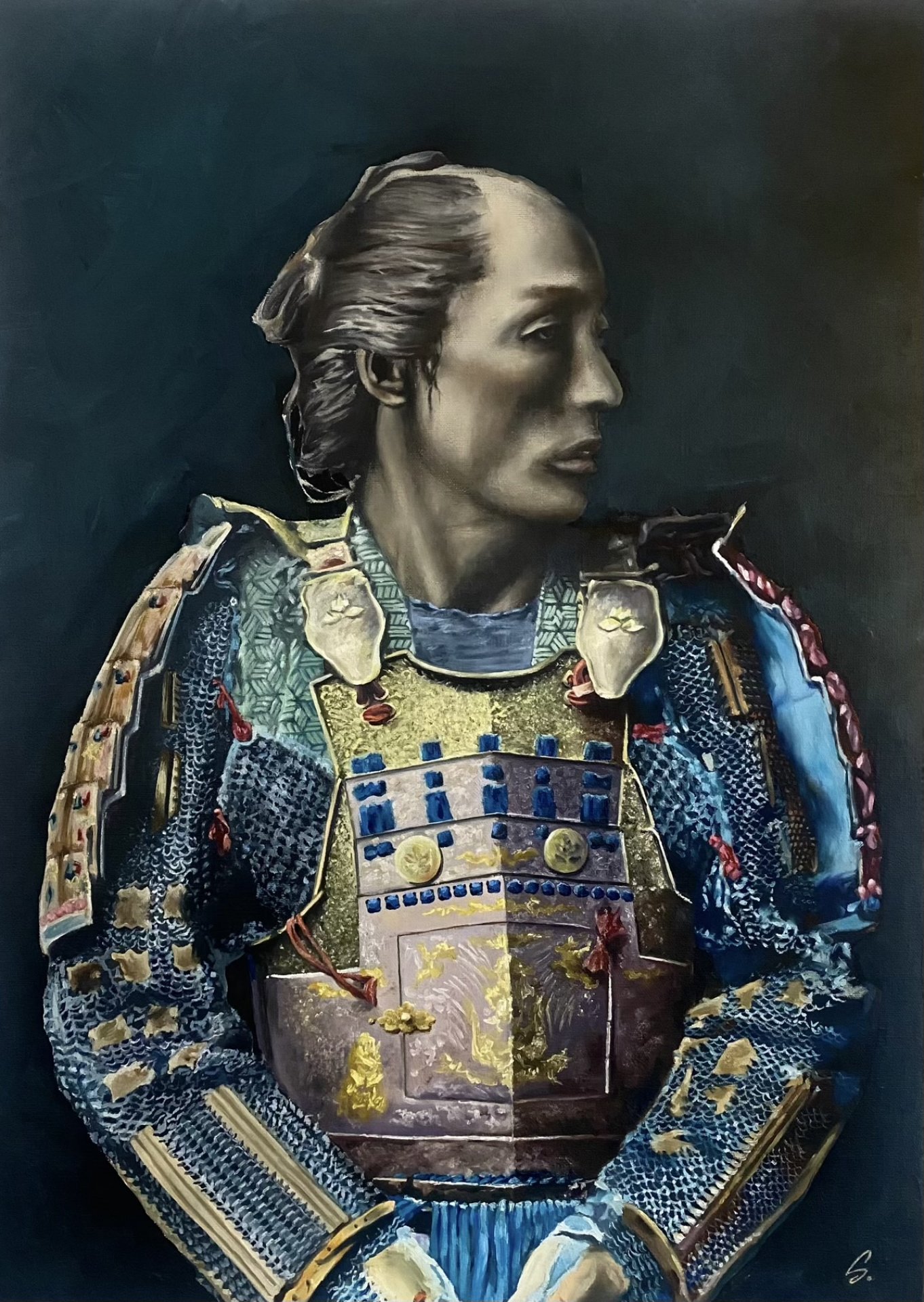 Samurai armour Painting by SWAN - Jose Art Gallery