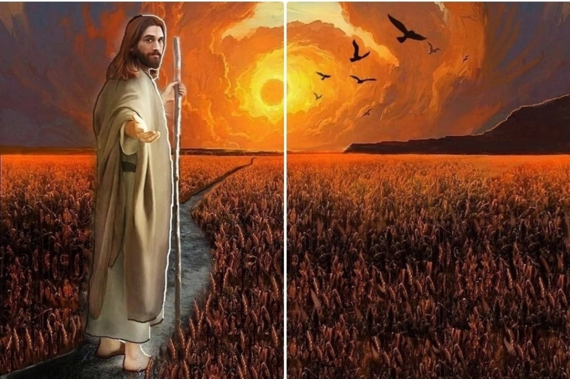 Jesus: The Path to Eden Drawing - Igor Kozachuk