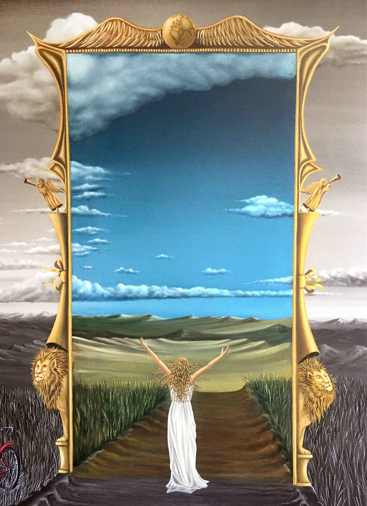 Painting "Heart Gate" | Artist Beklan Kizilcay | Jose Art Gallery