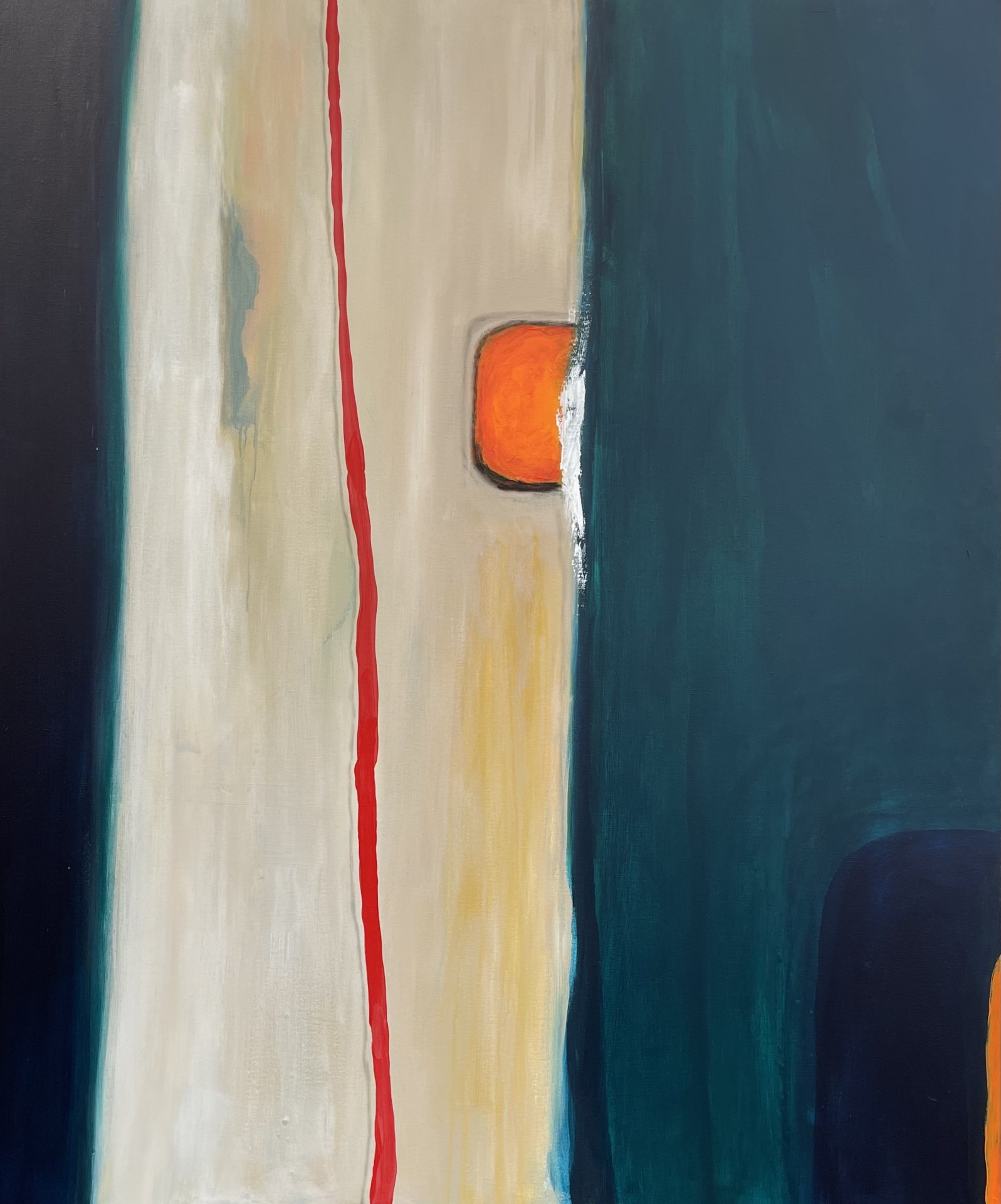 Filo Rosso III Painting by Marion Kotyba - Jose Art Gallery Filo Rosso III Painting by Marion Kotyba - Jose Art Gallery