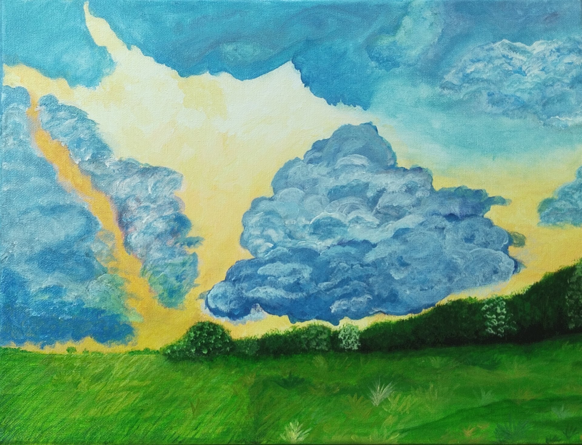 Contemplation of Nature and the World Painting by Mariri