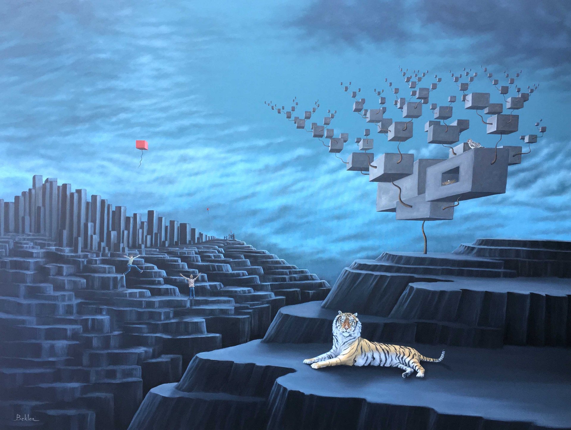 Transformation Painting by Beklan Kizilcay