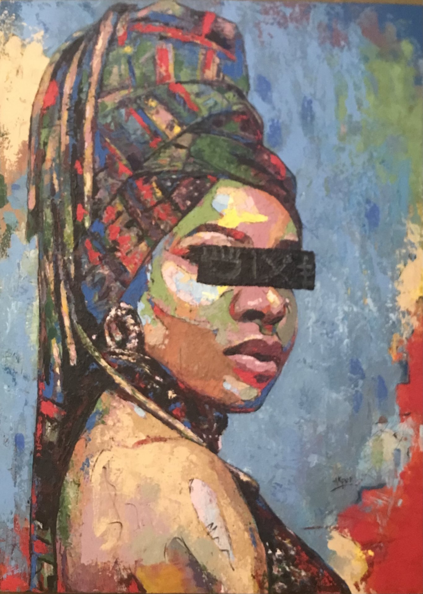 Lolá: Carnival of Colors Painting by Akpet Nyambi