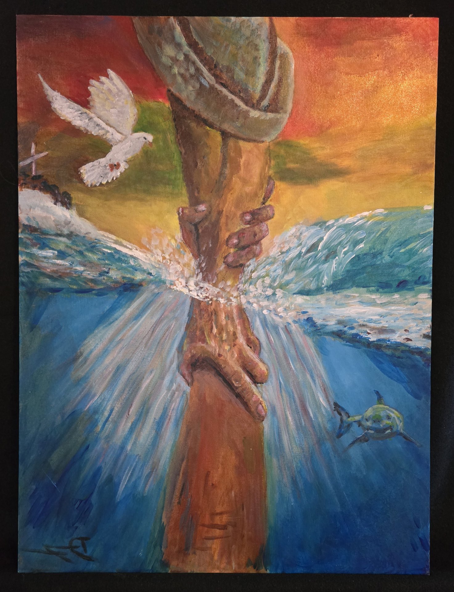 Life Guard Painting by Danny Ellison - Jose Art Gallery