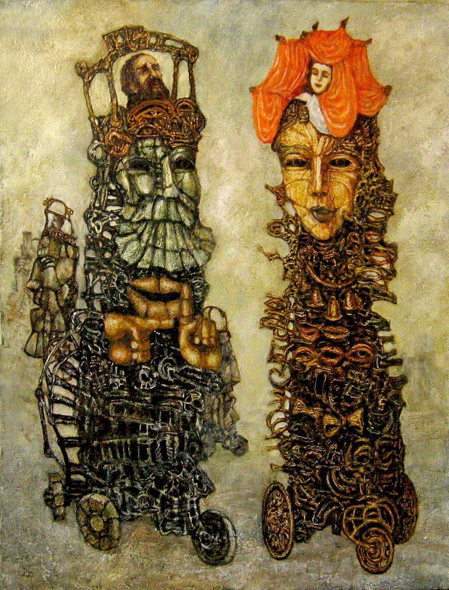 Machines for communication Painting by alexandr ivanov