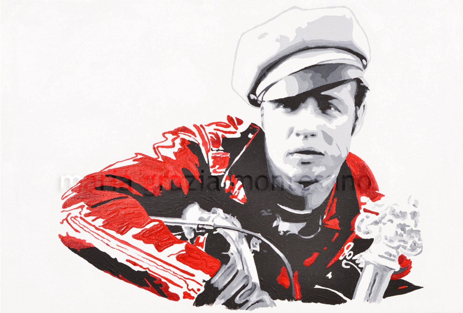 Marlon Brando Painting by Grace - Jose Art Gallery